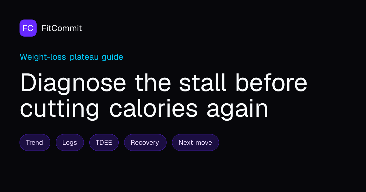 Weight-Loss Plateau Guide | FitCommit